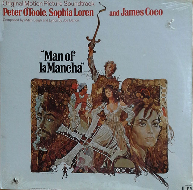 MAN OF LA MANCHA - MITCH LEIGH / JOE DARION - UA - LP SOUNDTRACK - 1972 ...