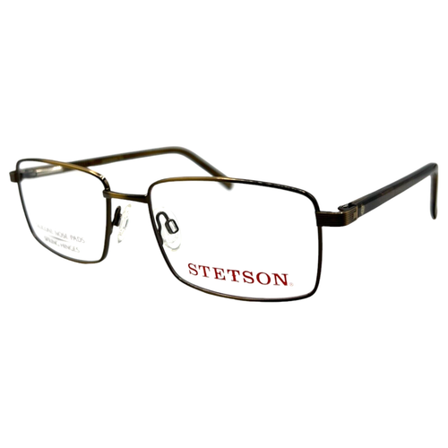 STETSON 368 057 55/18/145 - ANTIQUE GOLD - NEW Authentic MEN EYEGLASSES ...