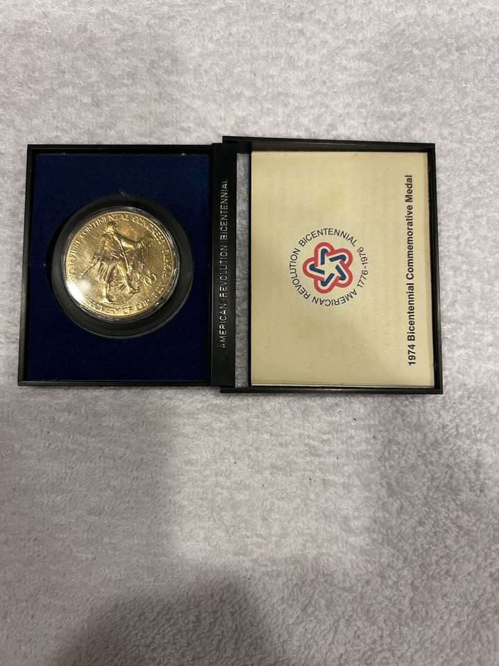 1974 American Revolution Bicentennial Medal Commemorative Coin John ...