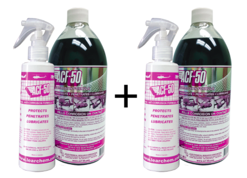 ACF50 Anti Corrosion Formula 2 x 1 Litres bottles with atomiser. | eBay ...
