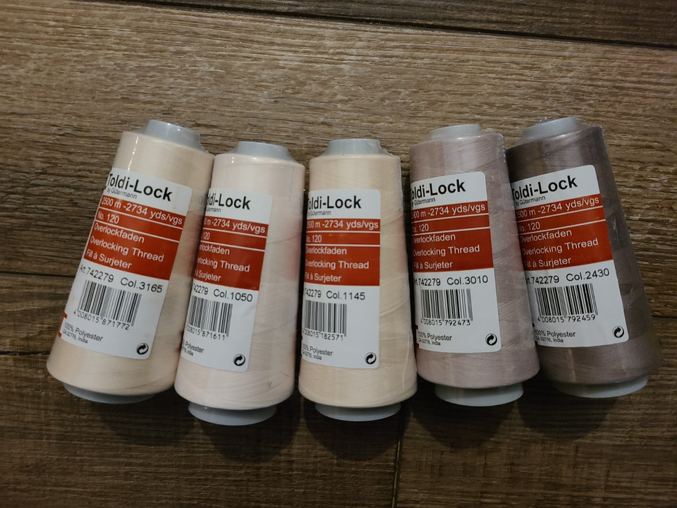Toldi-Lock Gutermann Serger Overlocking Polyester Thread You Pick Color ...