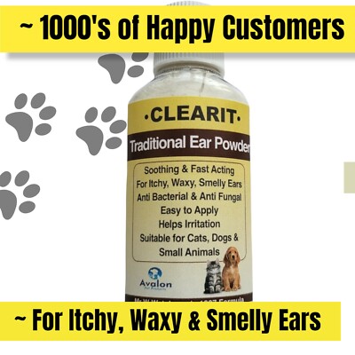 Clearit Traditional Ear Powder Fast Acting Super Effective 20g Same Day ...