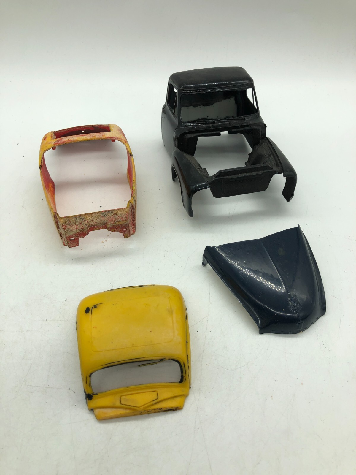 Vintage Model Car Kit Lot - Partially Built/Painted/Misc - For Parts ...