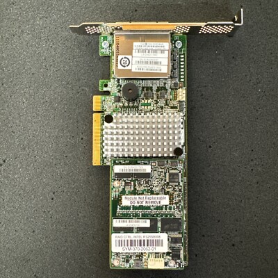 Intel 6Gb/s SAS SATA RAID Controller Card PCIe RS25SB008 L3-25421-42B ...