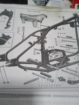 BSA B32 B34 Gold Star Foot Rest 42-4823 . 42- 4820 Competition Ridged ...