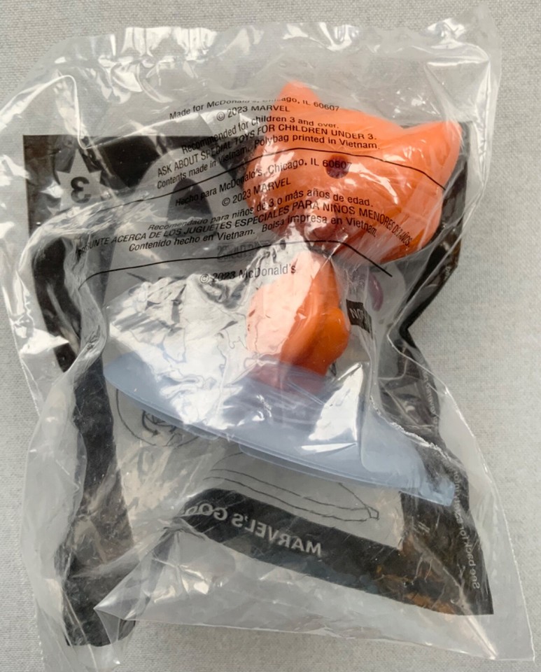 MCDONALDS 2023 THE MARVELS MOVIE #3 HAPPY MEAL TOY GOOSE ALIEN CAT NEW ...