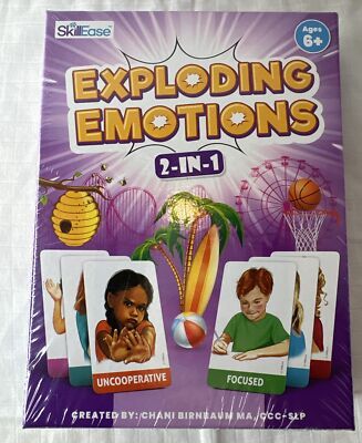 Exploding Emotions Flashcards and Game: 2 in 1, Social Emotional ...