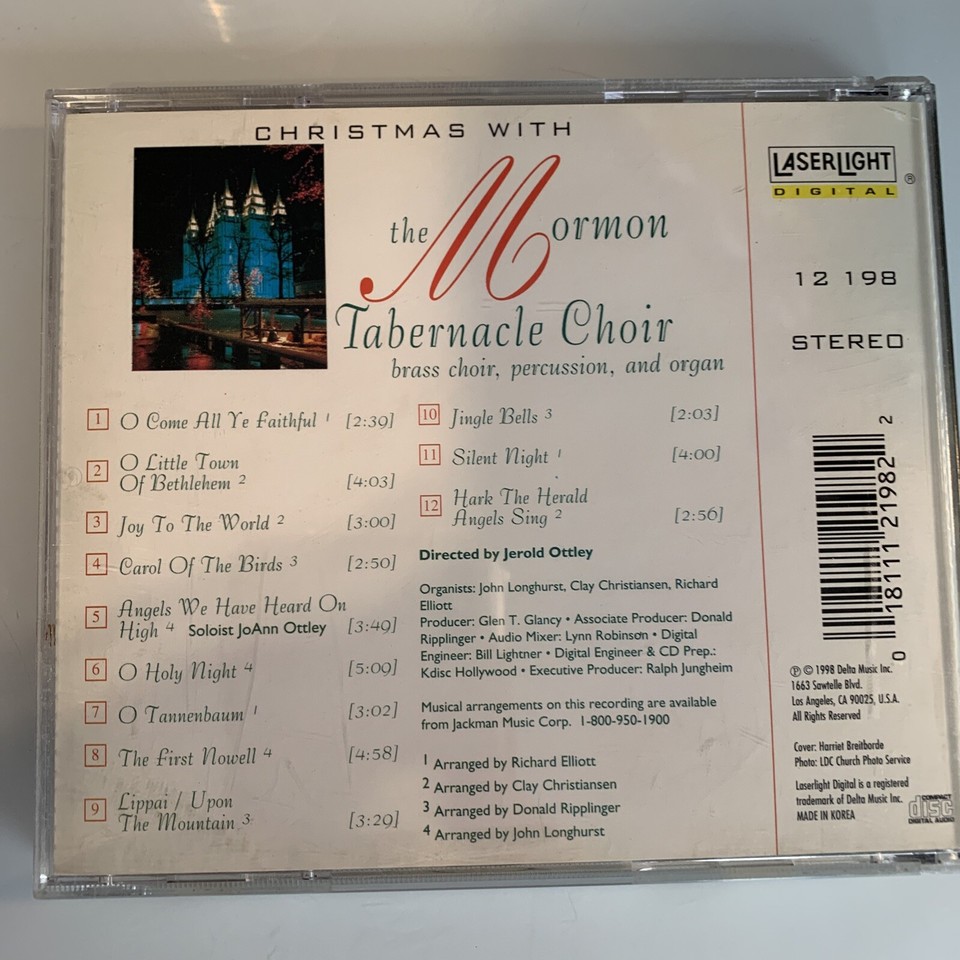 Christmas With the Mormon Tabernacle Choir by Mormon Tabernacle Choir ...