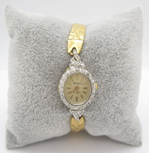 Women Armitron Diamond Quartz WR Analog 16mm Dial Watch (G993) "New ...