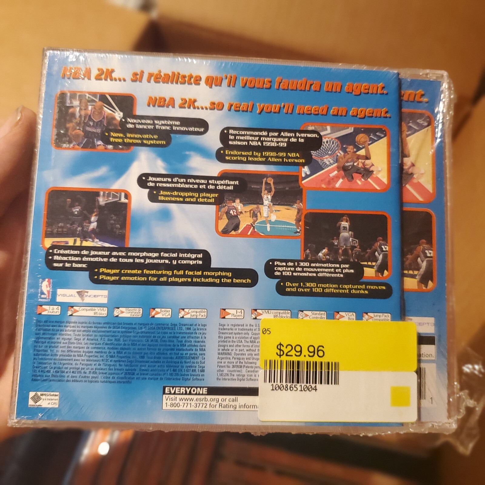 NBA 2K (Sega Dreamcast, 1999) for sale online | eBay