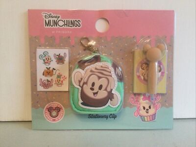 DISNEY MICKEY MOUSE MUNCHLINGS MINI CLIP BAG STATIONARY CASE STICKERS ...