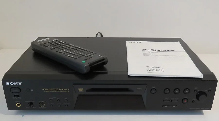 Sony Minidisc Deck MDS - JE770 [Black] *FULLY SERVICED + NEW LASER ...
