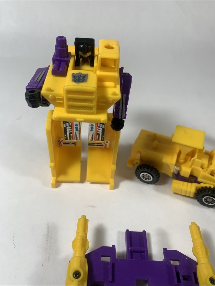 Vtg Transformers Constructicons Devastator Lot Hasbro 1984 Yellow G2 | eBay