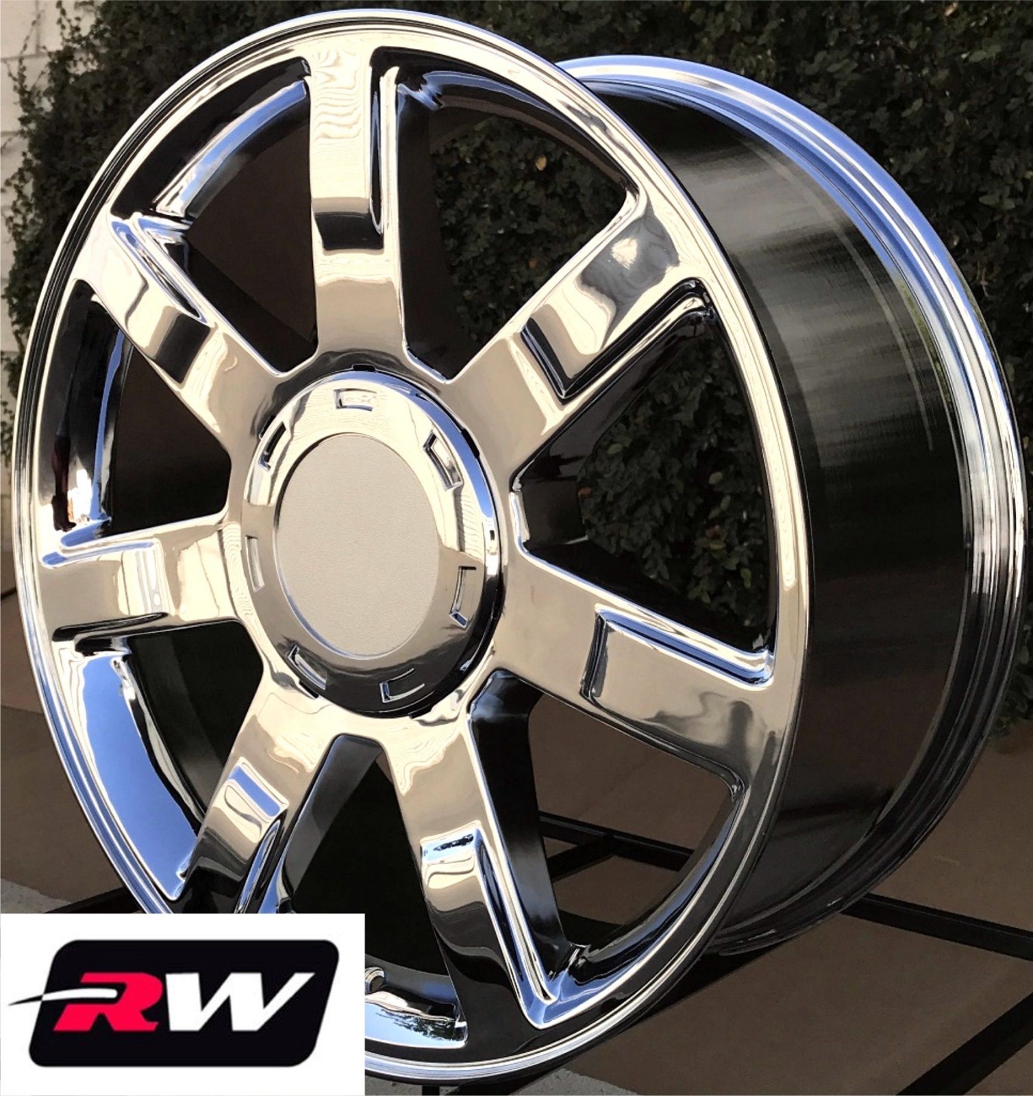 22" inch Cadillac Escalade OE Replica Wheels 5309 5309C Chrome Rims ...