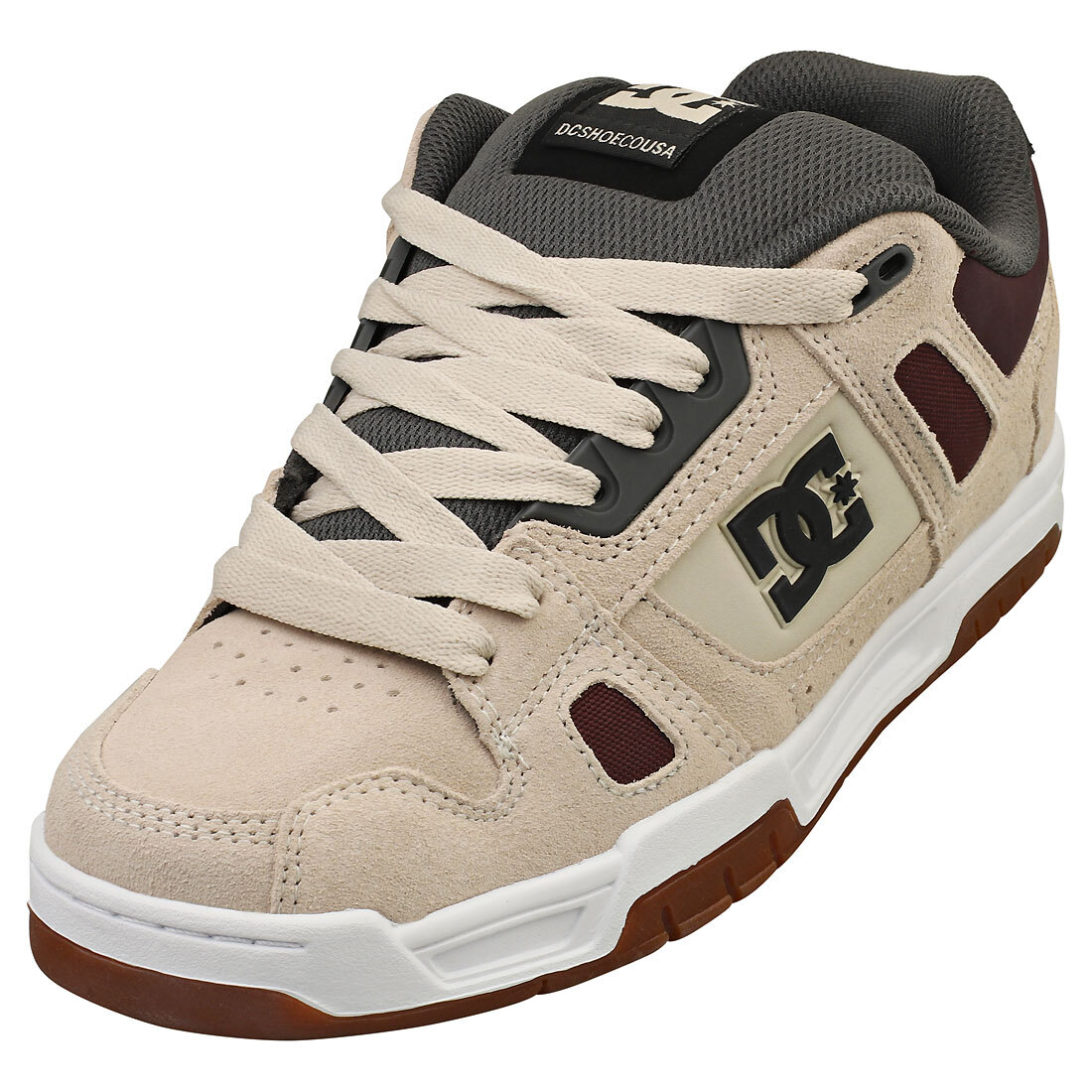 DC Shoes Stag Mens Skate Trainers in Tan Brown - 9 US 3616750978260| eBay