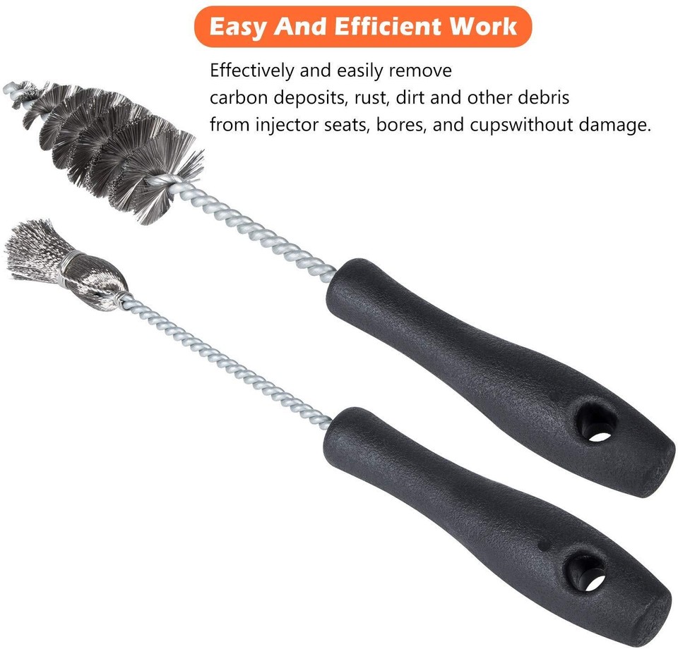 Injector Sleeve Cup/ Bore Cleaning Brush Kit ForDodge Cummins Ford ...