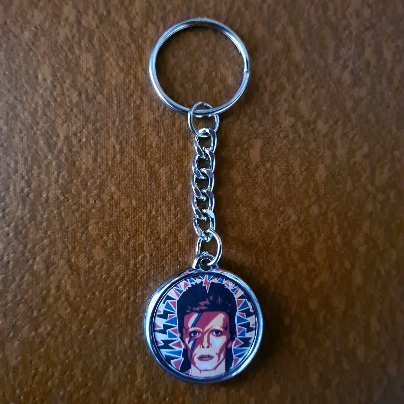 DAVID BOWIE / Aladdin Sane / Ziggy Stardust Keyring | eBay Australia