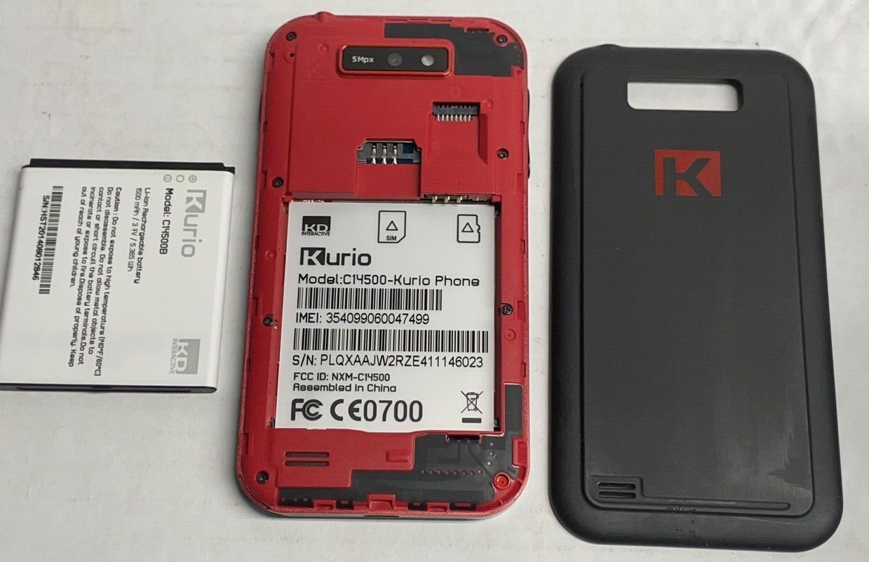 KD Interactive Kurio C14500 4GB Android Smartphone build for kids ...