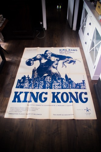 KING KONG RKO A Large French Grande Vintage Movie Poster Original R1960 ...