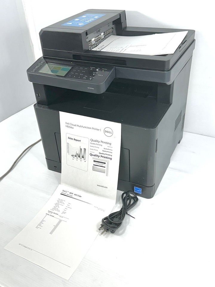 Dell H815DW Monochrome Laser Printer Use 13k Pg Ct MFP, Tested Video ...