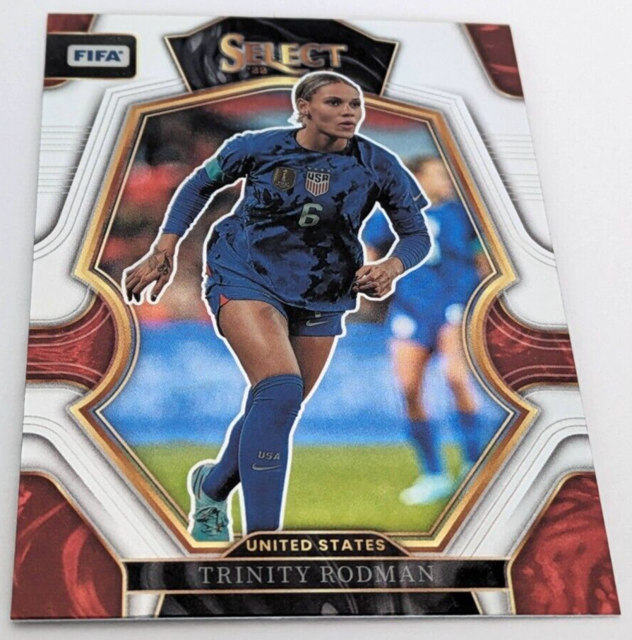 2022-23 Panini Select FIFA - Mezzanine Silver Prizm #195 Trinity Rodman ...