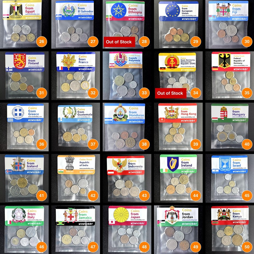 YOU PICK – Mixed World and Foreign Coin Set Tier 1 (SEE DESCRIPTION) 🌍 ...