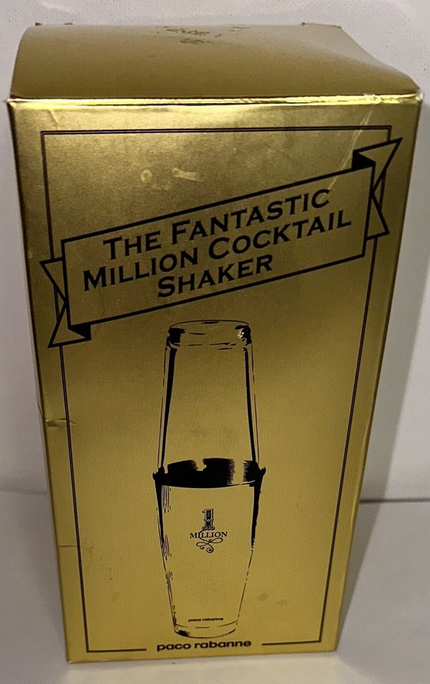 PACO RABANNE 1 MILLION COCKTAIL SHAKER VERY RARE PREOWNED | eBay