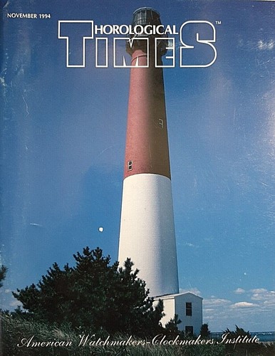 HOROLOGICAL TIMES Magazine November 1994 American Watch & Clockmakers ...