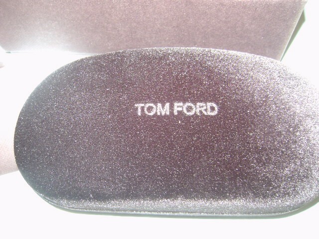 NEW w/Box TOM FORD EyeGlasses Case-Brown-hard shell-w-Tom Ford ...