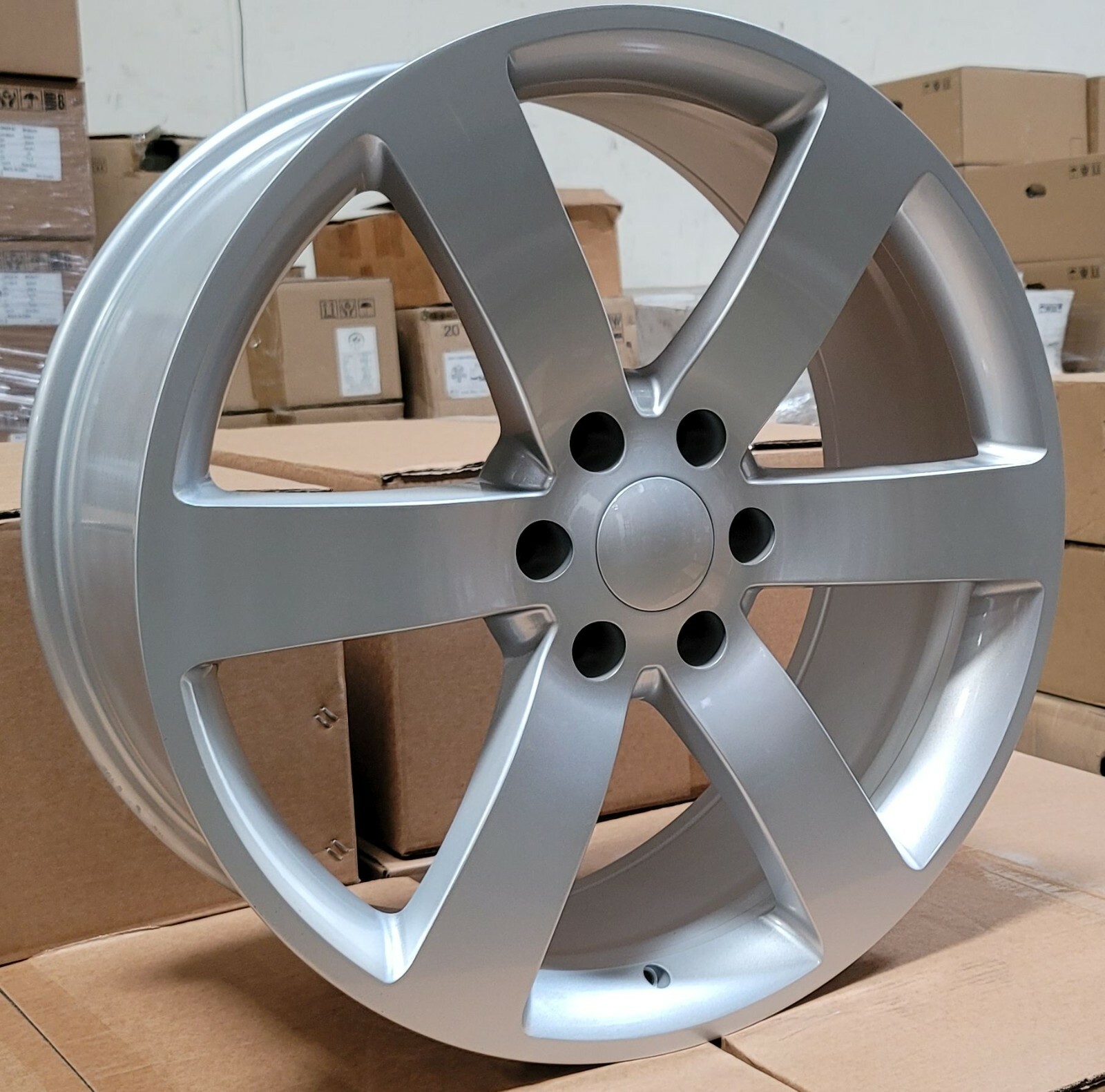 24 Replica Rims Silver TBSS Wheels Tires Fit Chevy Silverado Tahoe ...