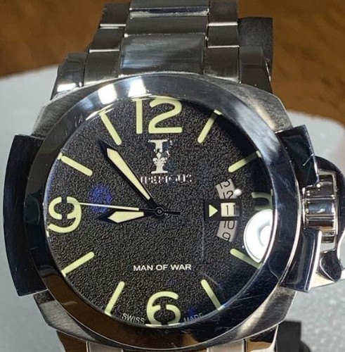 Imperious Men's Man of War Swiss Made SW200 Automatic - Black Face - 2 ...