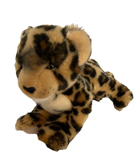 Leopard Cub Plush Douglas Cuddle Toy 10" L Stuffed Jungle Cheetah ...