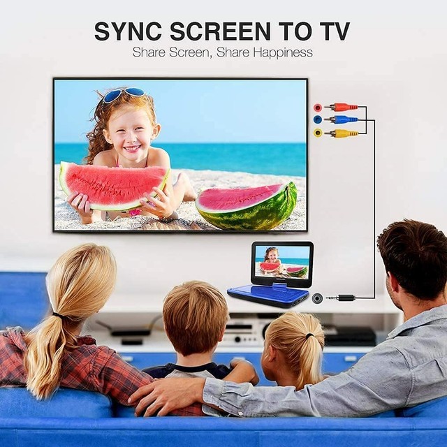 DBPOWER 12" Portable DVD Player - Blue (DPMP0605) for sale online | eBay