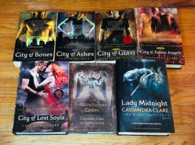 Lot of 7 Mortal Instrument Cassandra Clare Lady Midnight Shadowhunter ...