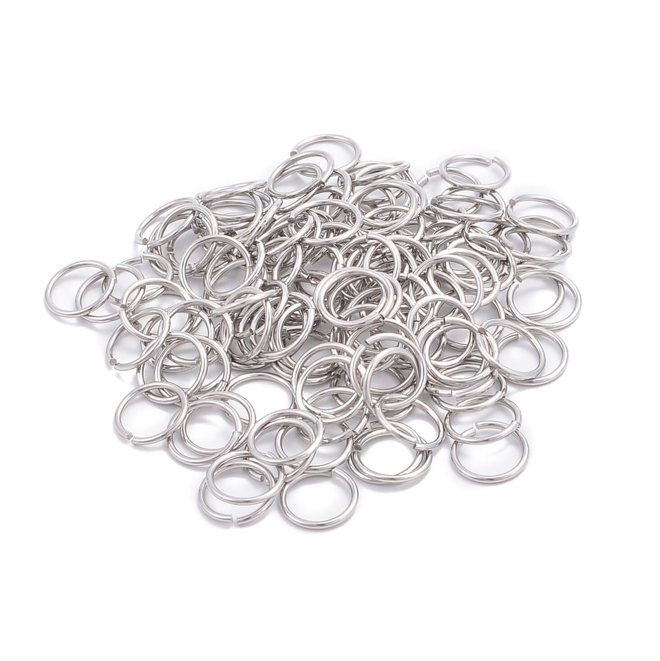 304 Stainless Steel Jump Rings 4mm 6mm 8mm 10mm 12mm 14mm 15mm 16mm ...