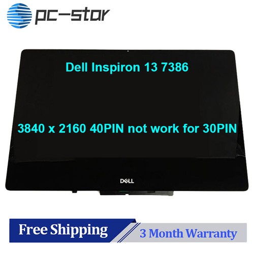 4K UHD LCD Display Touch Screen Assembly+Bezel for Dell Inspiron 13 ...
