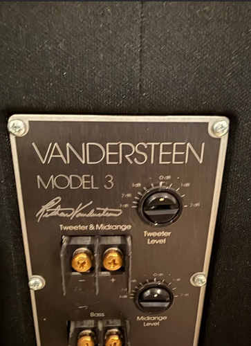 Vandersteen Model 3A Signature Audiophile Professional Speakers | eBay