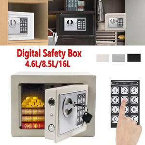 Security Safes Money Cash Deposit Box Office Home Safety Mini Wall ...