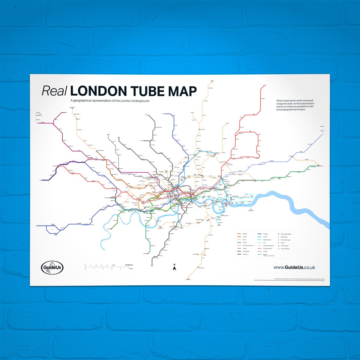 London Tube Route Map New Take On Famous Underground Map