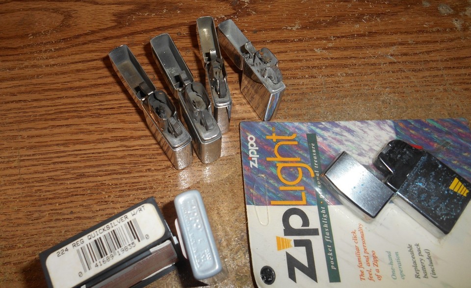 VINTAGE ZIPPO LIGHTER LOT/6 DIFFERENT/NICE VARIETY/2 NEW! | eBay