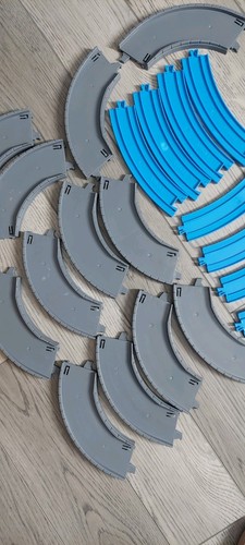 Thomas The Train Vtg Trackmaster Road & Reversible Blue Tracks 20 pc ...