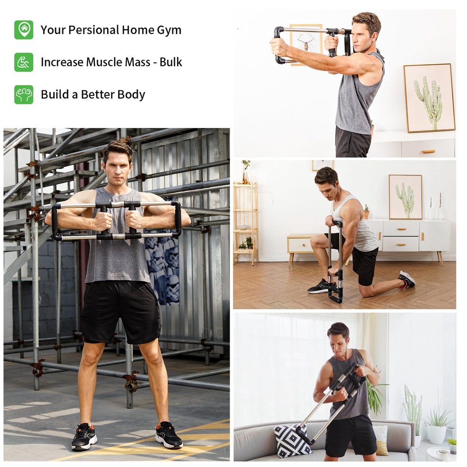 Push Down Bar Machine - Chest Expander at Home Workout Equipment, Arm ...