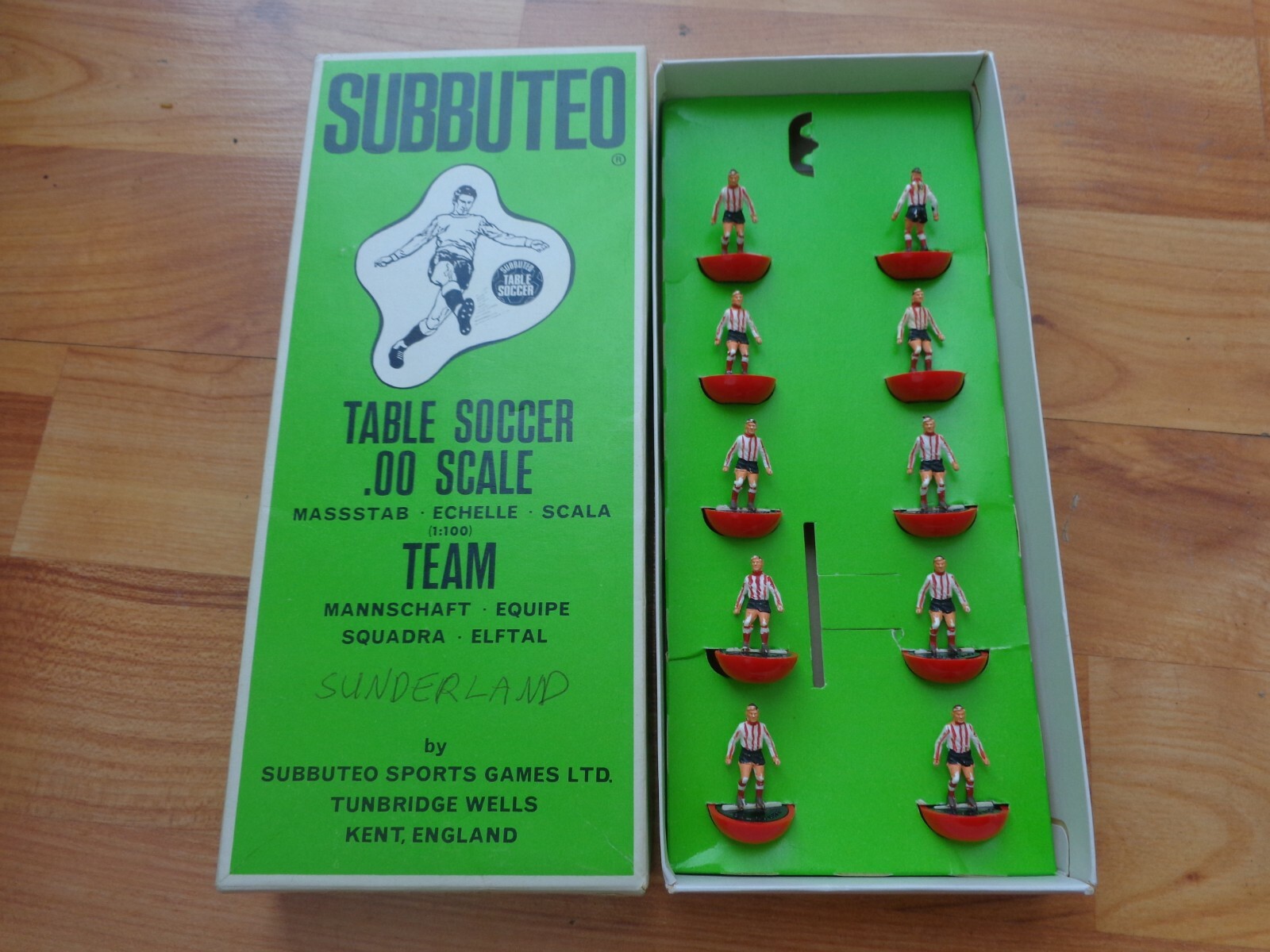VINTAGE SUBBUTEO HW HEAVYWEIGHT REF 9 SUNDERLAND COMPLETE TEAM ...