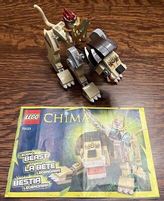 LEGO 70123 Legends of Chima LION LEGEND BEAST - 100% Complete w/ Figure ...