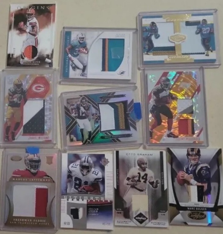 Mystery Pack REPACK Guaranteed 1 RPA 1 AUTO 2 MEM 4 Hits Per READ! NFL ...