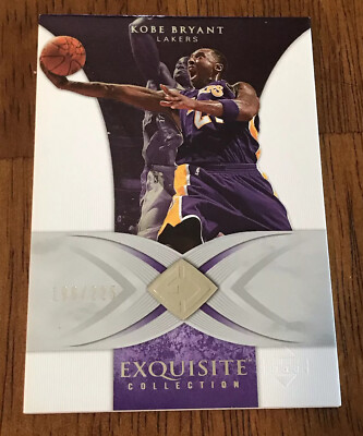 2006 2007 Upper Deck EXQUISITE KOBE BRYANT RARE SP /225 | eBay