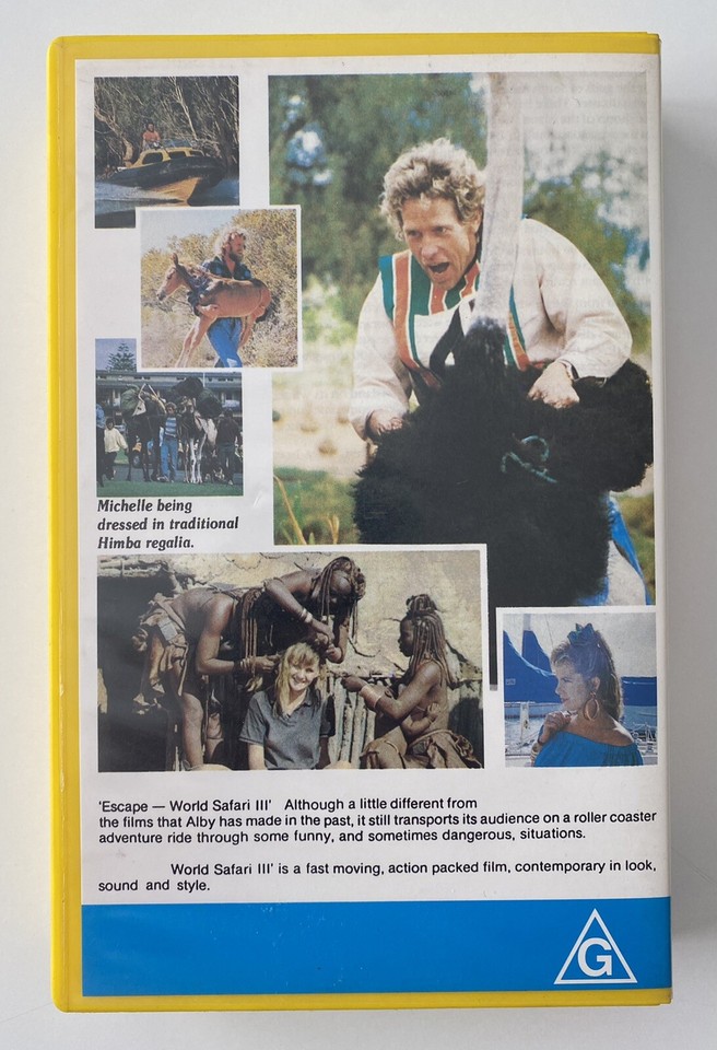 Escape - World Safari 3 [VHS] Big Box Ex-Rental Video Tape ‘Alby ...