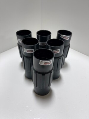 1-1/2 Inch PVC Coated PRCPLG1-1/2G Conduit Couplings Plasti-Bond Red ...