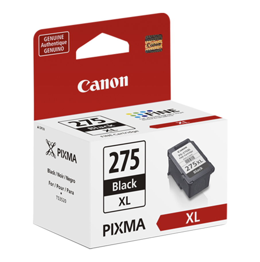 Genuine Canon Ink Cartridges PG-275 & CL-276 Original For Pixma TS3520 ...
