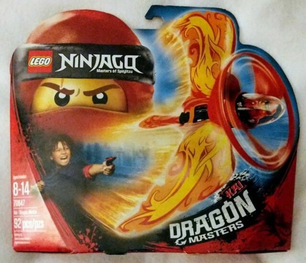 LEGO 70647 Ninjago Kai Dragon Masters of Spinjitzu 92pc Air Spinner for ...